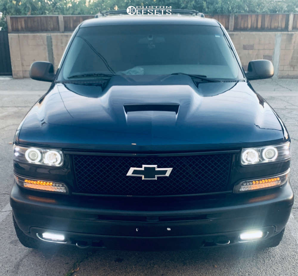 2002 Chevrolet Tahoe with 20x10 -18 KX Kx10 and 275/60R20 BFGoodrich ...