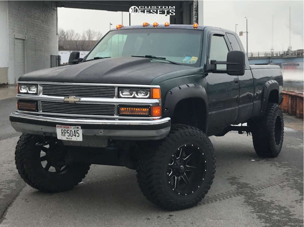 1995 Chevrolet K1500 with 20x12 -44 Fuel Maverick D538 and 37/13.5R20 ...