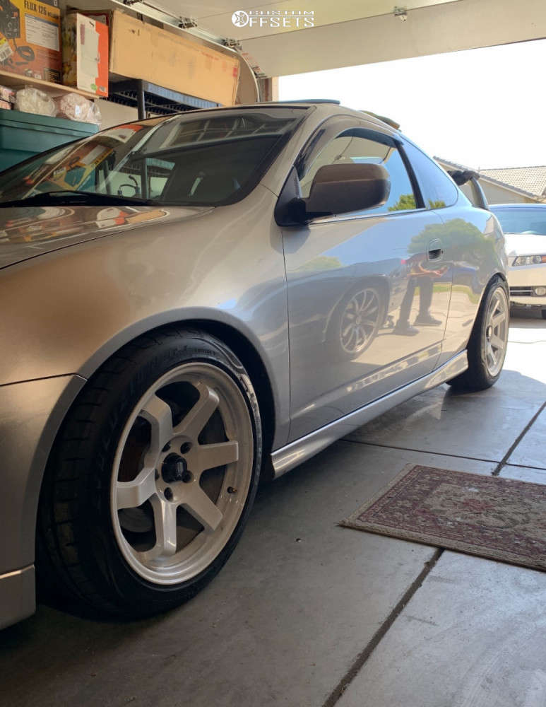 2006 Acura RSX with 17x9 35 MST Mt01 and 245/40R17 Federal Evolution St ...
