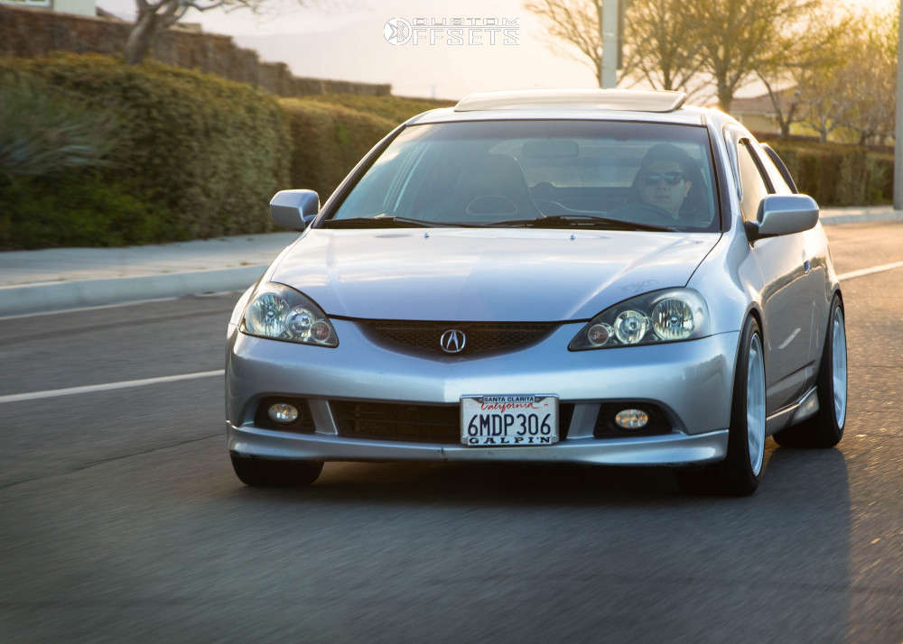 2006 Acura RSX with 17x9 35 MST Mt01 and 245/40R17 Federal Evolution St ...