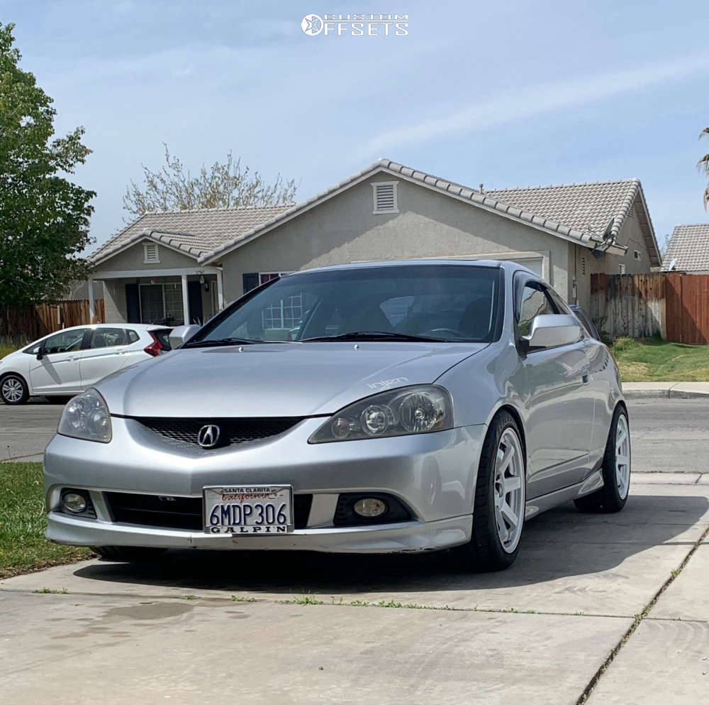 2006 Acura RSX with 17x9 35 MST Mt01 and 245/40R17 Federal Evolution St ...