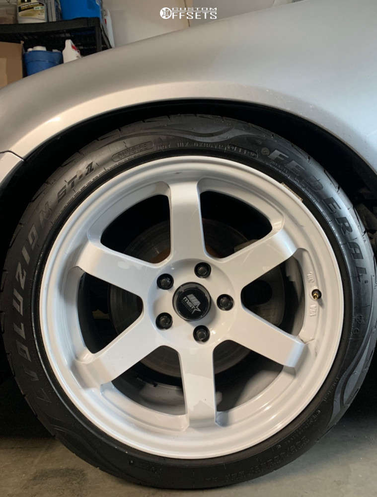 2006 Acura RSX with 17x9 35 MST Mt01 and 245/40R17 Federal Evolution St ...