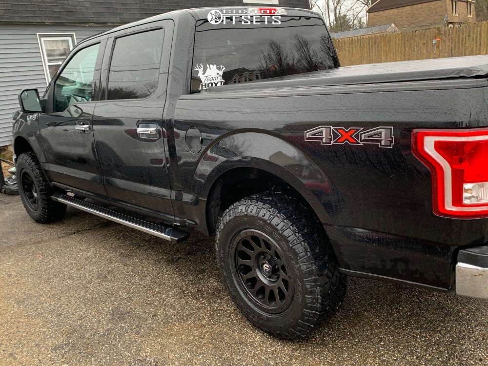 2016 Ford F-150 with 18x9 1 Fuel Vector and 275/70R18 Goodyear Wrangler ...