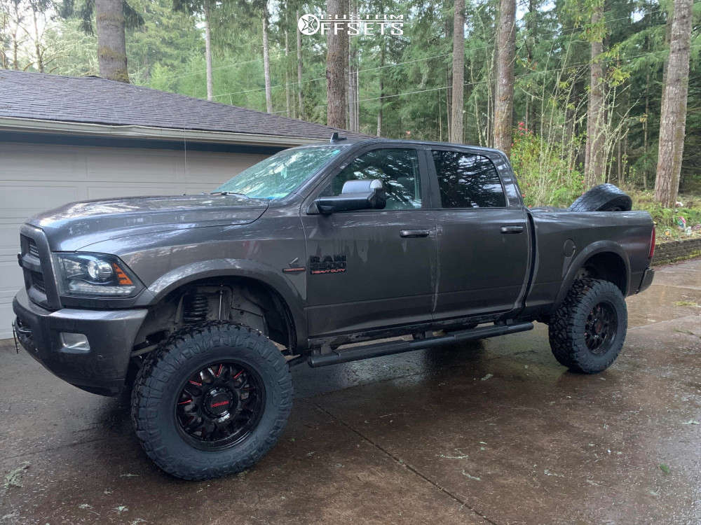 2016 Ram 2500 with 20x9 Mayhem Tripwire and 37/12.5R20 Nitto Ridge ...