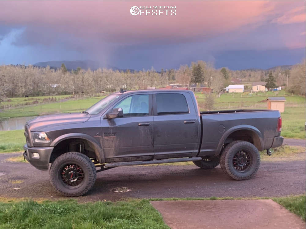 2016 Ram 2500 with 20x9 Mayhem Tripwire and 37/12.5R20 Nitto Ridge ...