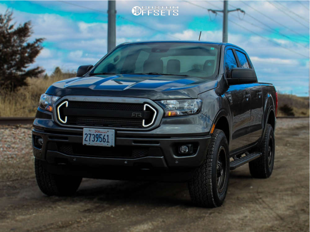 2019 Ford Ranger with 17x8.5 25 Granite Alloy GA643 and 265/70R17 ...