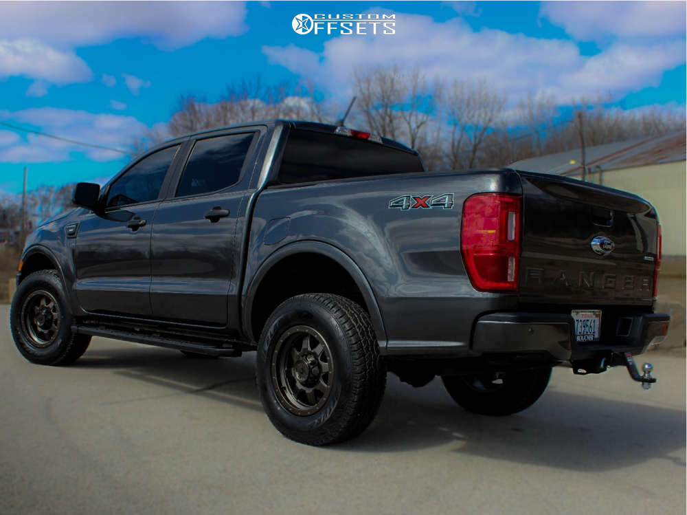 2019 Ford Ranger with 17x8.5 25 Granite Alloy GA643 and 265/70R17 ...