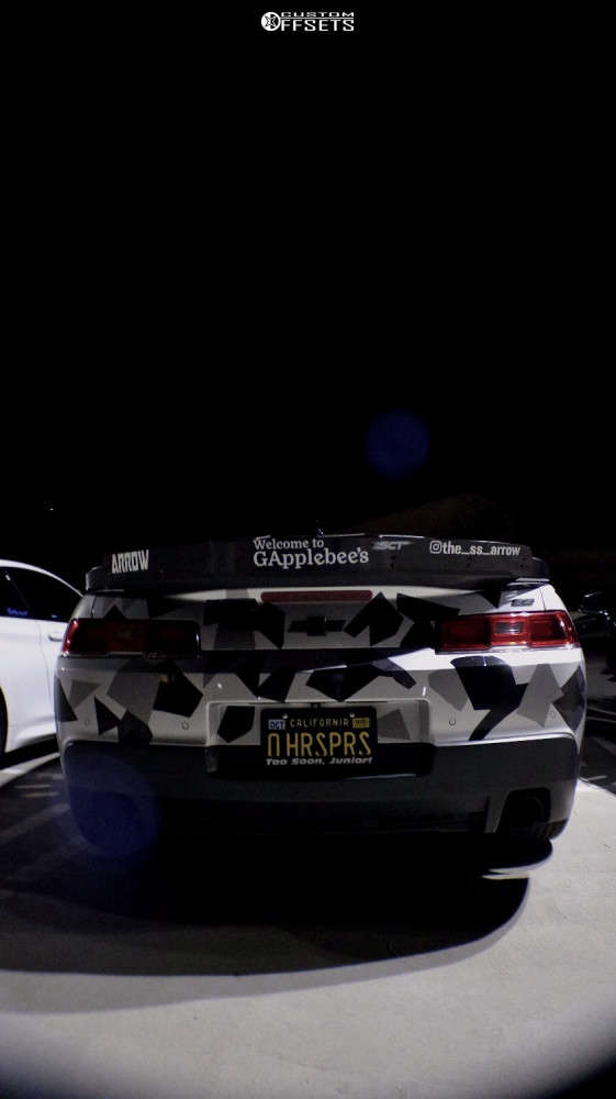 2014 Chevrolet Camaro with 20x9 20 American Racing Crossfire and 245 ...