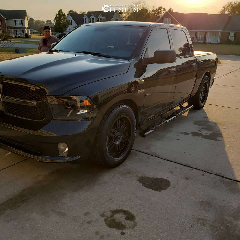 2019 Ram 1500 Classic with 20x9 18 Helo He916 and 275/60R20 Goodyear ...