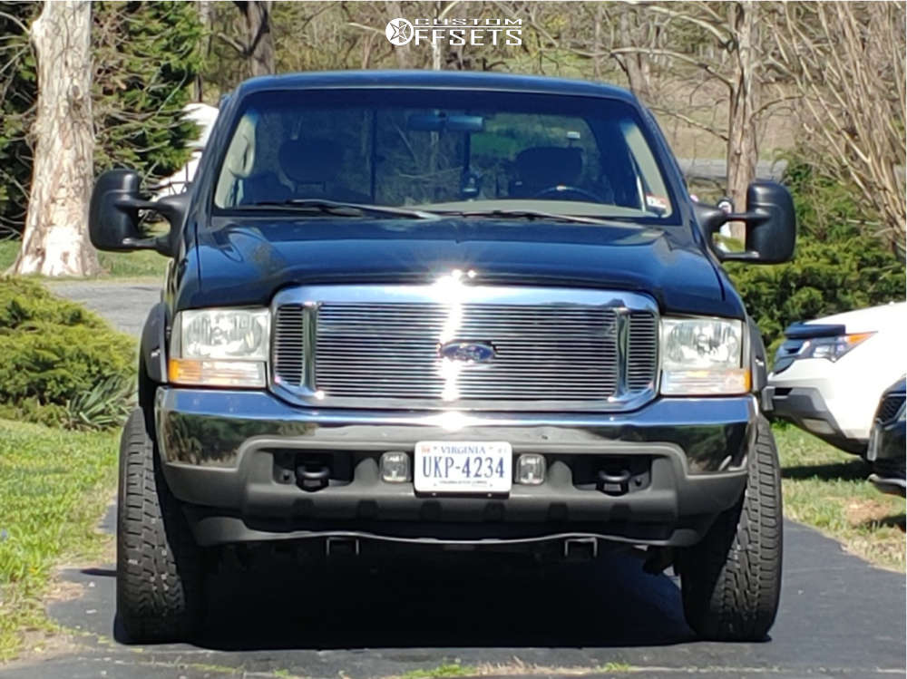 2002 Ford F-250 with 16x10 -38 Alloy Ion 171 and 265/75R16 Lexani ...