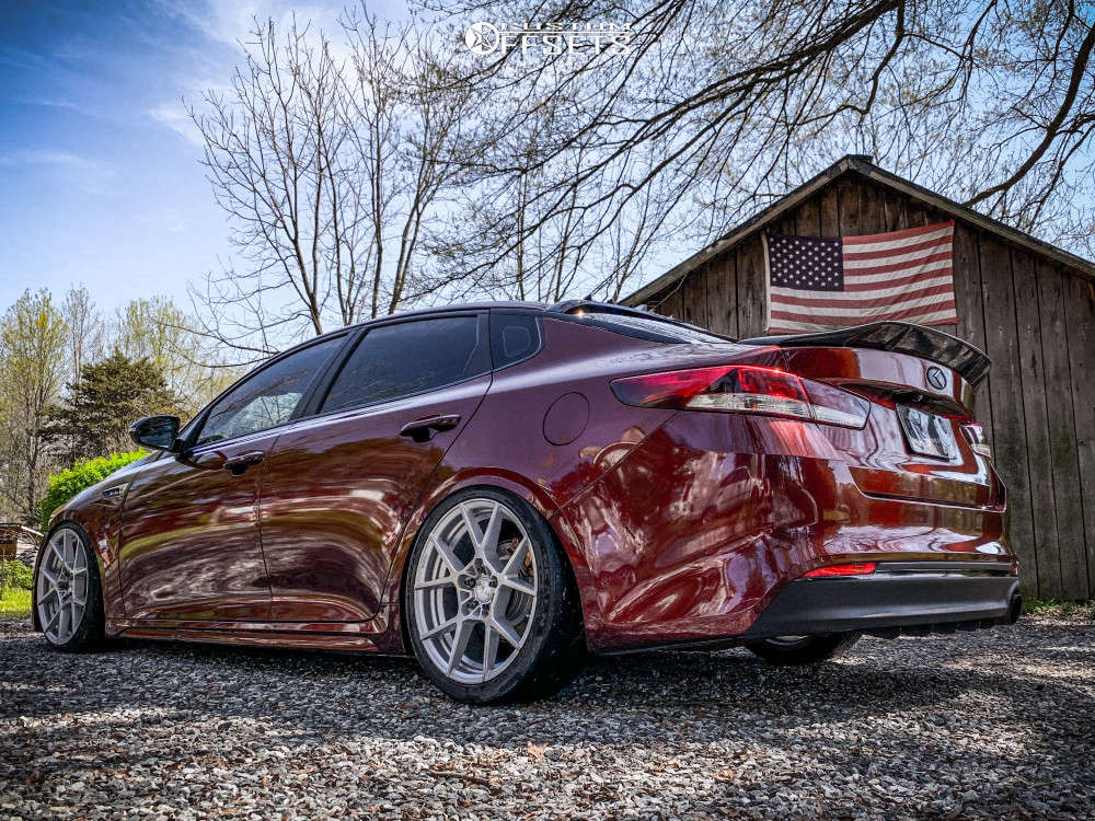 2016 Kia Optima with 19x8.5 40 Rotiform Kps and 225/35R19 Achilles Atr ...
