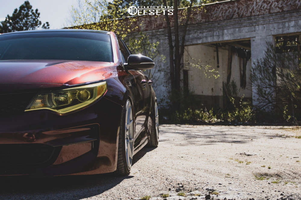 2016 Kia Optima with 19x8.5 40 Rotiform Kps and 225/35R19 Achilles Atr ...