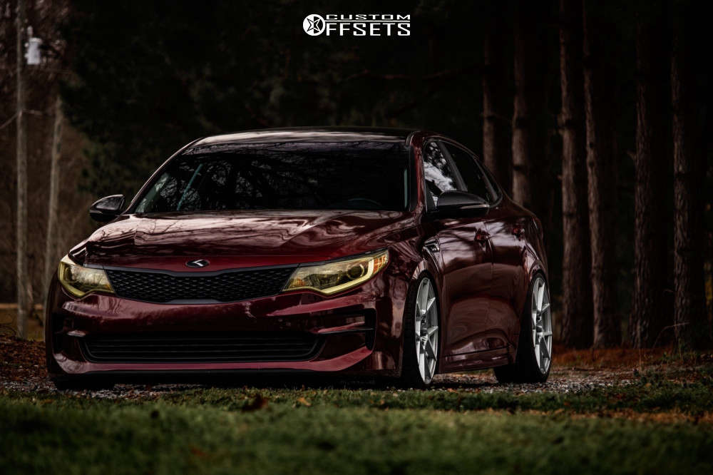 2016 Kia Optima with 19x8.5 40 Rotiform Kps and 225/35R19 Achilles Atr ...