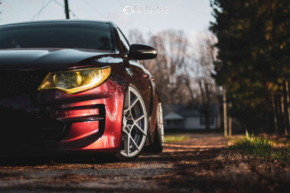 2016 Kia Optima with 19x8.5 40 Rotiform Kps and 225/35R19 Achilles Atr ...