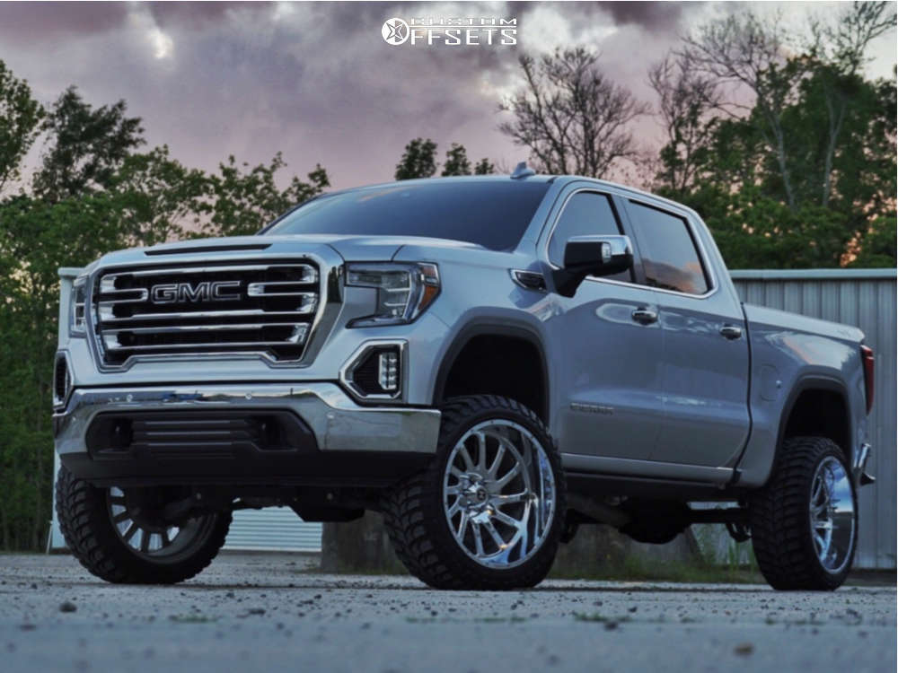 2019 GMC Sierra 1500 with 24x12 -44 Hardcore Offroad Hc15 and 35/12 ...