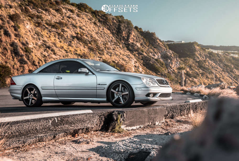 2004 Mercedes-Benz CL55 AMG with 19x8.5 45 Niche Milan and 245/40R19 ...