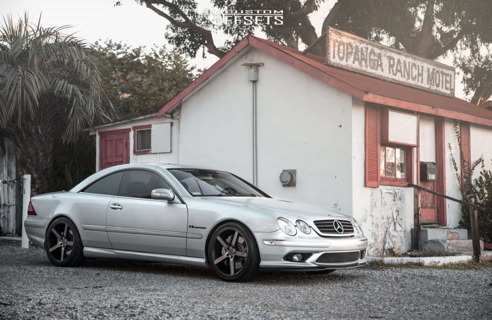 2004 Mercedes-Benz CL55 AMG with 19x8.5 45 Niche Milan and 245/40R19 ...