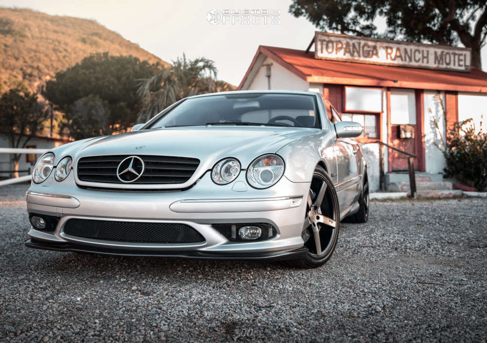 2004 Mercedes-Benz CL55 AMG with 19x8.5 45 Niche Milan and 245/40R19 ...