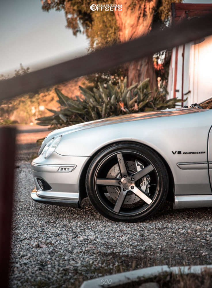 2004 Mercedes-Benz CL55 AMG with 19x8.5 45 Niche Milan and 245/40R19 ...