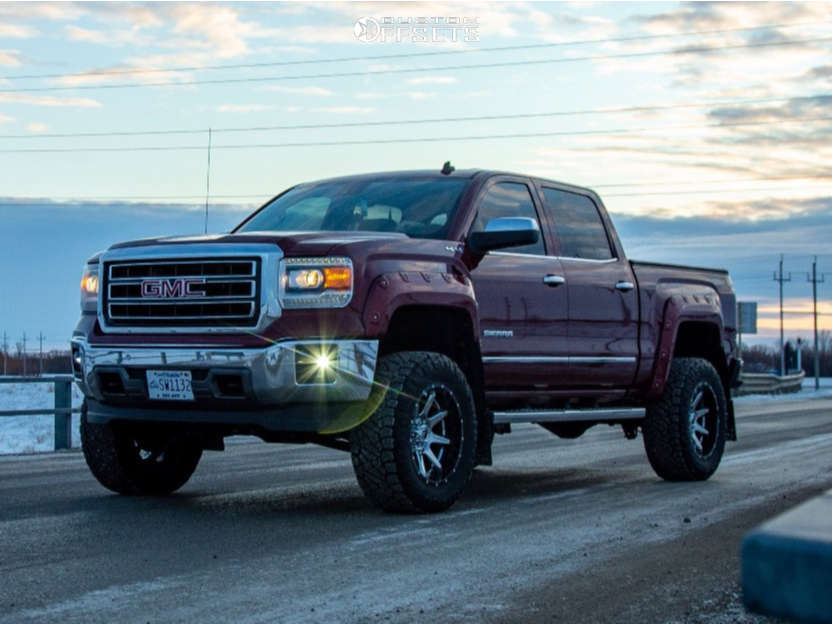 2014 GMC Sierra 1500 with 20x10 -19 Fuel Rampage and 35/12.5R20 Nitto ...
