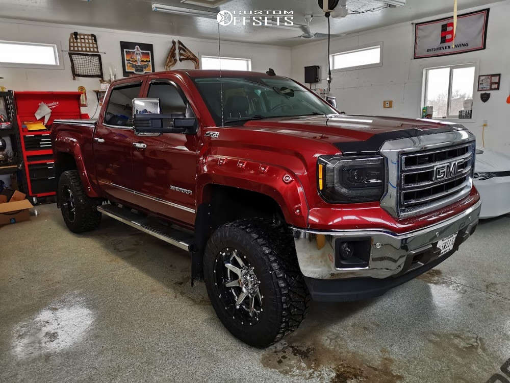 2014 GMC Sierra 1500 with 20x10 -19 Fuel Rampage and 35/12.5R20 Nitto ...