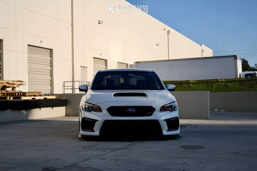 2018 Subaru WRX STI with 18x10 41 Volk Te37 Saga and 265/35R18 Toyo ...