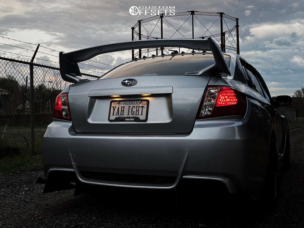 2013 Subaru WRX with 18x9 33 Cosmis Racing XT-206R and 245/40R18 ...