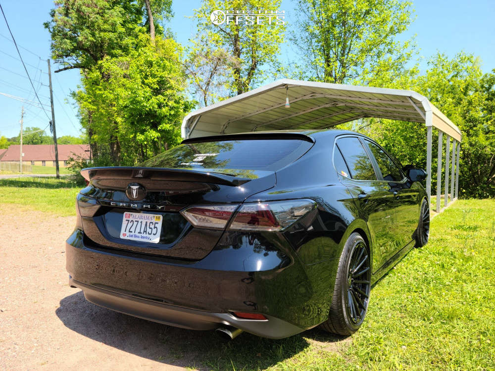 2018 Toyota Camry with 18x9.5 35 JNC Jnc042 and 235/45R18 Goodyear All ...