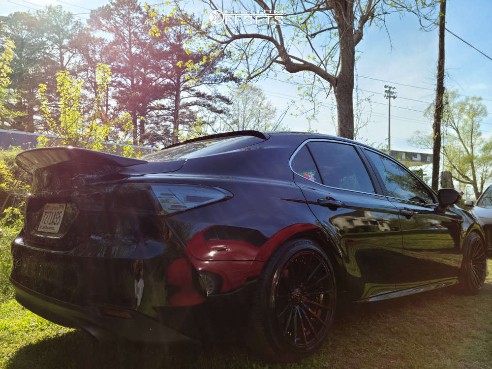 2018 Toyota Camry with 18x9.5 35 JNC Jnc042 and 235/45R18 Goodyear All ...