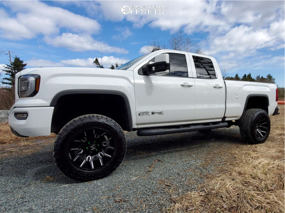 2017 GMC Sierra 1500 with 20x12 -51 ARKON OFF-ROAD Roosevelt and 35/12 ...