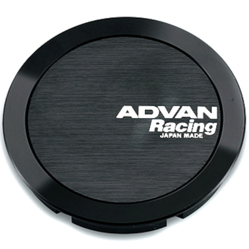 Advan Racing Center Cap - 63mm - Full Flat Black | Fitment Industries