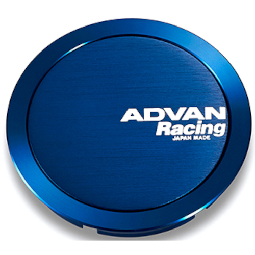 Advan Racing Center Cap - 73mm - Full Flat Blue | Custom Offsets