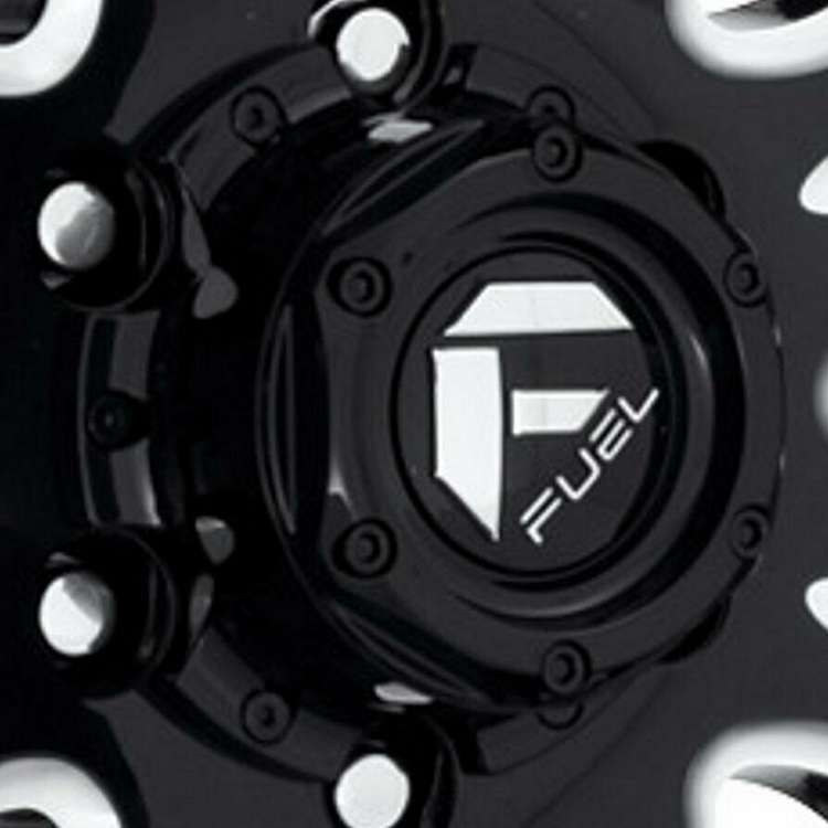 Fuel Gloss Black Cap (8x180 ) | Custom Offsets