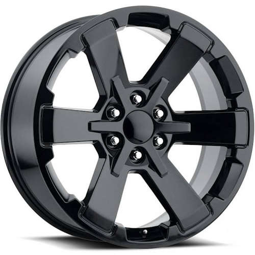 Factory Reproductions FR45 Gloss Black 22x9 +24mm with Venom Power ...