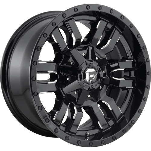 Fuel Sledge 18x9 19 Black Milled | D59518909856 | Custom Offsets