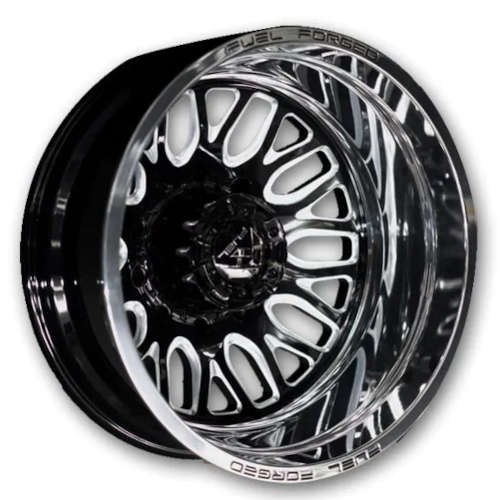 Fuel Forged FF76D 20x8.25 -202 Black Milled | DE762082A935 | Custom Offsets