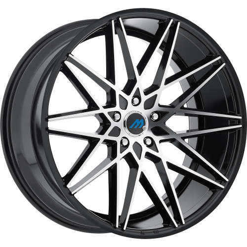Mach ME20 20x8.5 20 Black Machined | ME20-2085HH20FGBMF | Fitment ...