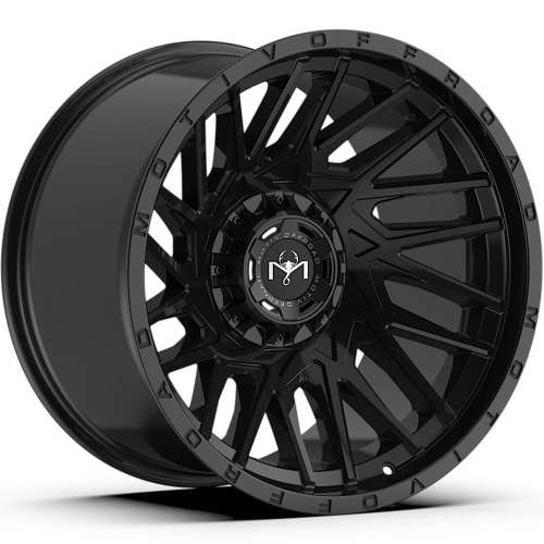 Motiv Offroad Mutant Gloss Black 20x9 +18mm with Nitto Motivo 295 ...