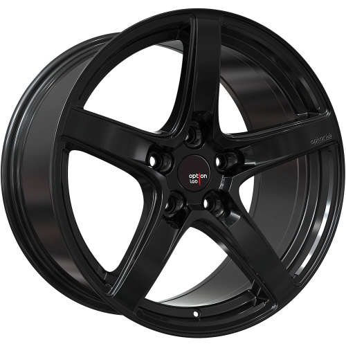 Option Lab R555 18x9.5 38 Black | L55-89565-38-BLK | Fitment Industries