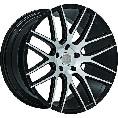 Rosso Legend 20x9.5 40 Black Machined | 7132955640MB | Fitment Industries