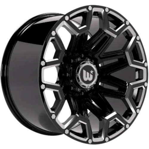 Western Off-Road Blaze 20x12 -44 Black Milled | B2B2012 | Custom Offsets