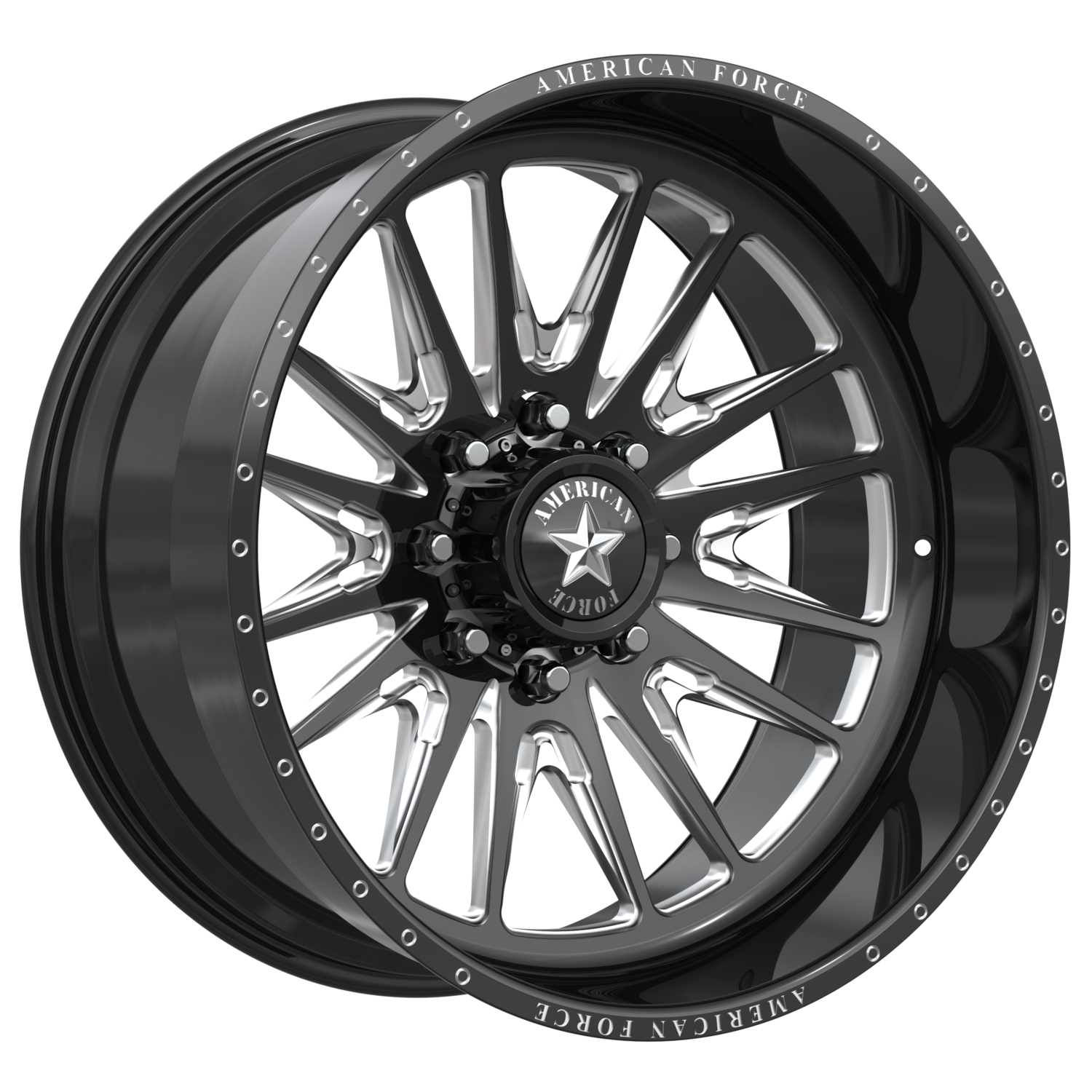 American Force Notch CC 24x12 -60 Black Milled | CKH48-2412-5x135-SF ...