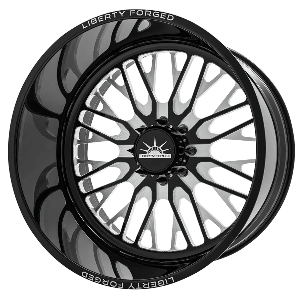 2018 Chevrolet Silverado 1500 with 24x14 -76 Liberty Forged Lbty10 and ...