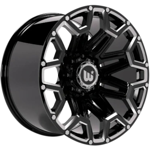 Western Off-Road Blaze 20x12 -44 Black Milled | B2B2012 | Custom Offsets